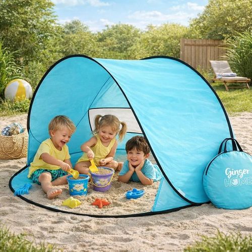 Kinder Home Dečiji Šator Sa UV Zaštitom 50+ – Lagan I Sklopiv, Za Plažu I Baštu