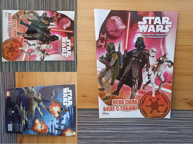 Neka sila bude sa tobom STAR WARS bojanka sa zadacima