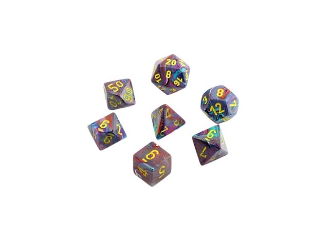 Kockice set 7 - Chessex, Festive, Mosaic &; Yellow