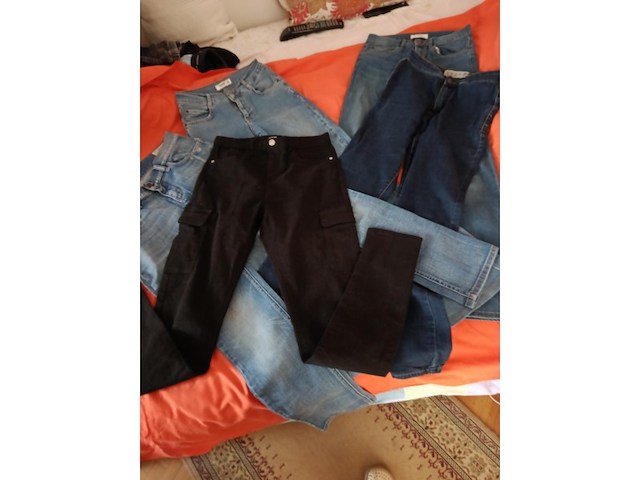 br.13-14+/5 kom,pantalona,Lindex,H&;;M,Denim-snizenje