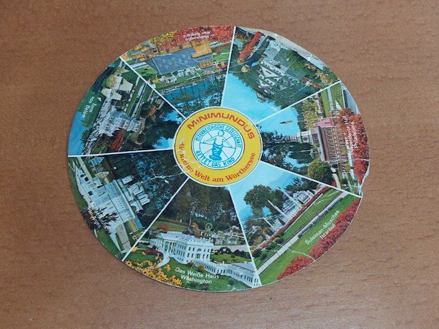 Kruzna razglednica Minimundus Austrija 1971