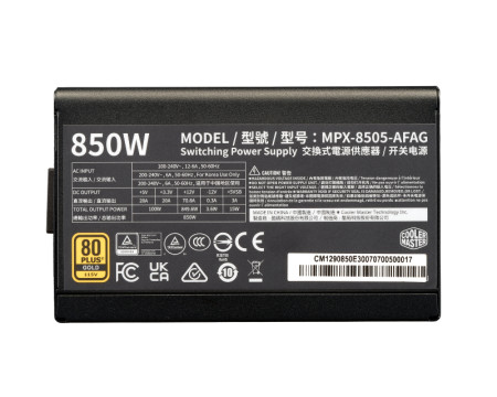 COOLER MASTER Elite Gold 850W MPX-8505-AFAG-BEU