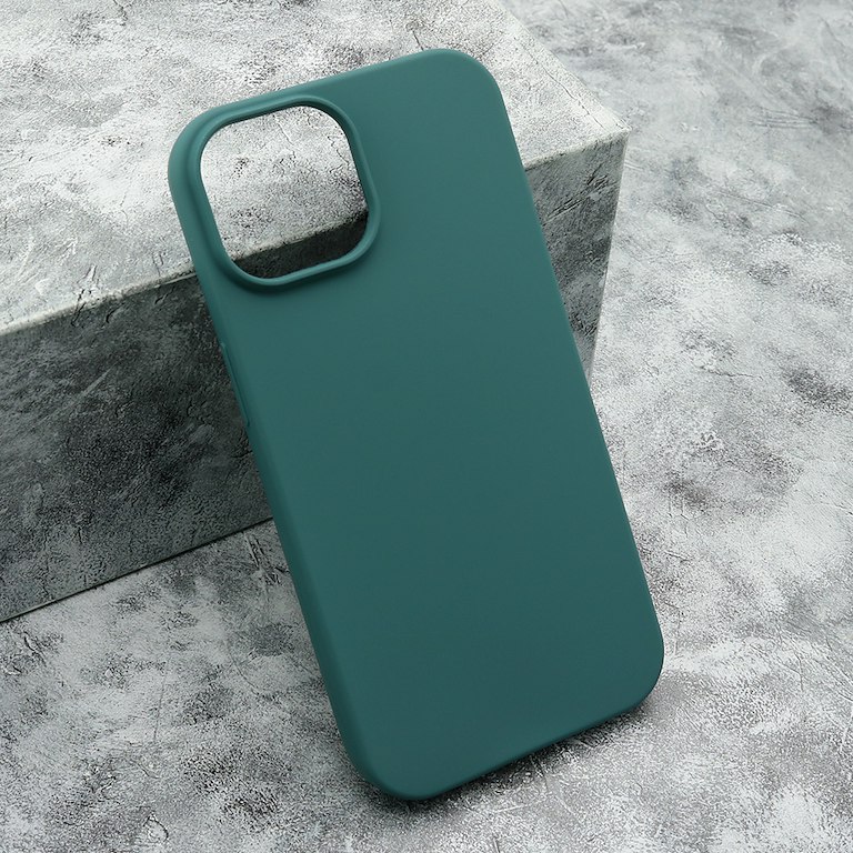 Zastitna maska (futrola) GENTLE COLOR - iPhone 15 zelena (MS)