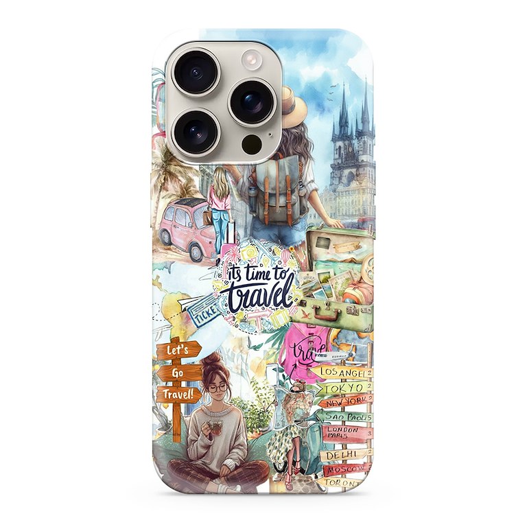 Zastitna ultra tanka (skin) maska / futrola PRINT CLEAR - iPhone 16 Pro (6.3) SP031 (MS)
