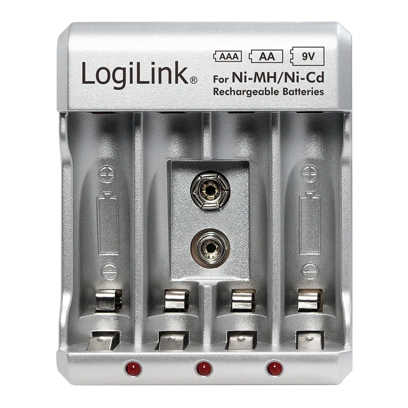 Logilink Punjač baterija za Ni-MH/Ni-Cd AA/AAA/9V