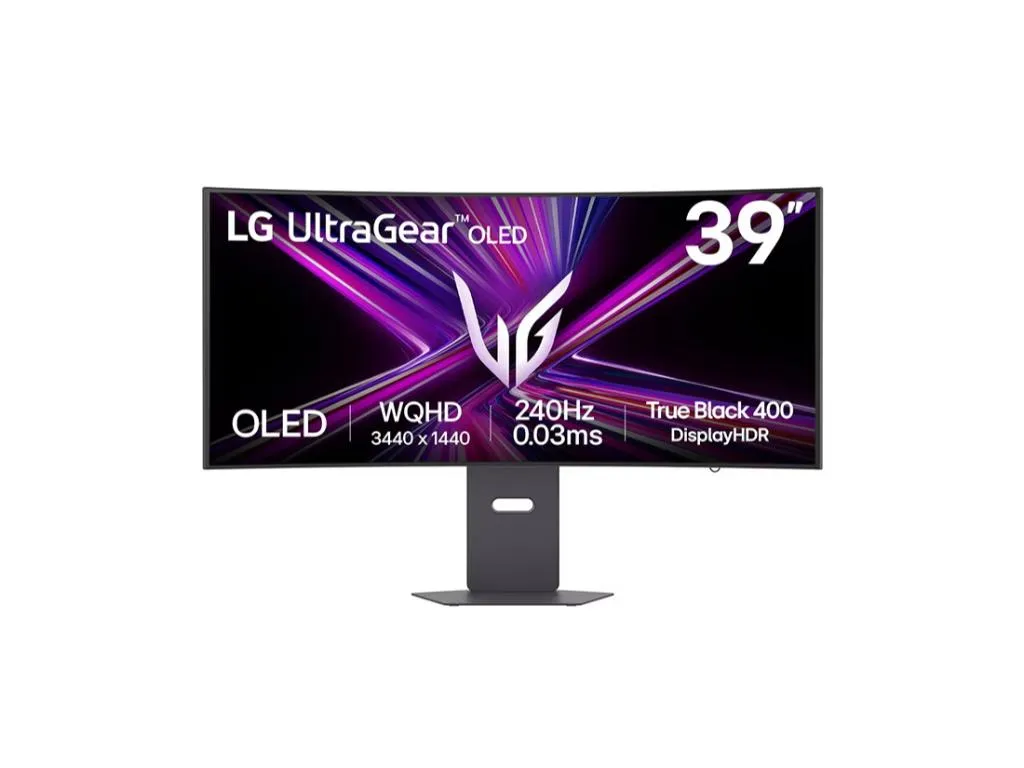 Monitor LG 39GX900A-B 39"/OLED,zakrivljen,21:9/3440x1440/240Hz/0.03ms/HDMI,DP,USB C/freesync/crna
