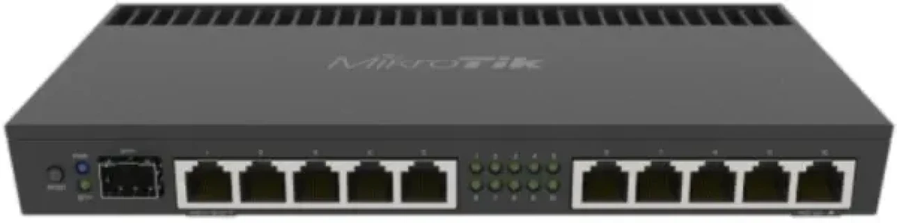 MikroTik Router BOARD RB4011iGS+RM, 228 × 120 × 30 mm,crna