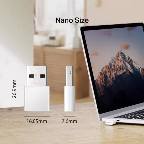Mercusys MA30N V1.0, AC1300 Nano Wireless Dual Band USB Adapter