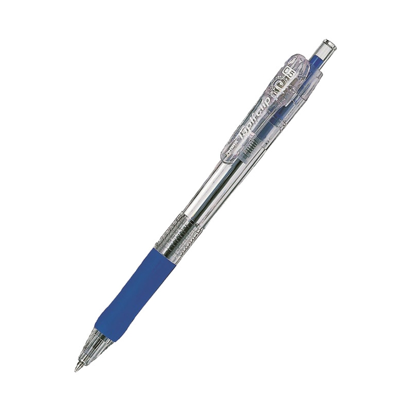 Olovka Hemijska 0,5mm Sa Gumenim Gripom (Uložak Plavi) Tapli Clip Zebra 38332-10 Plava