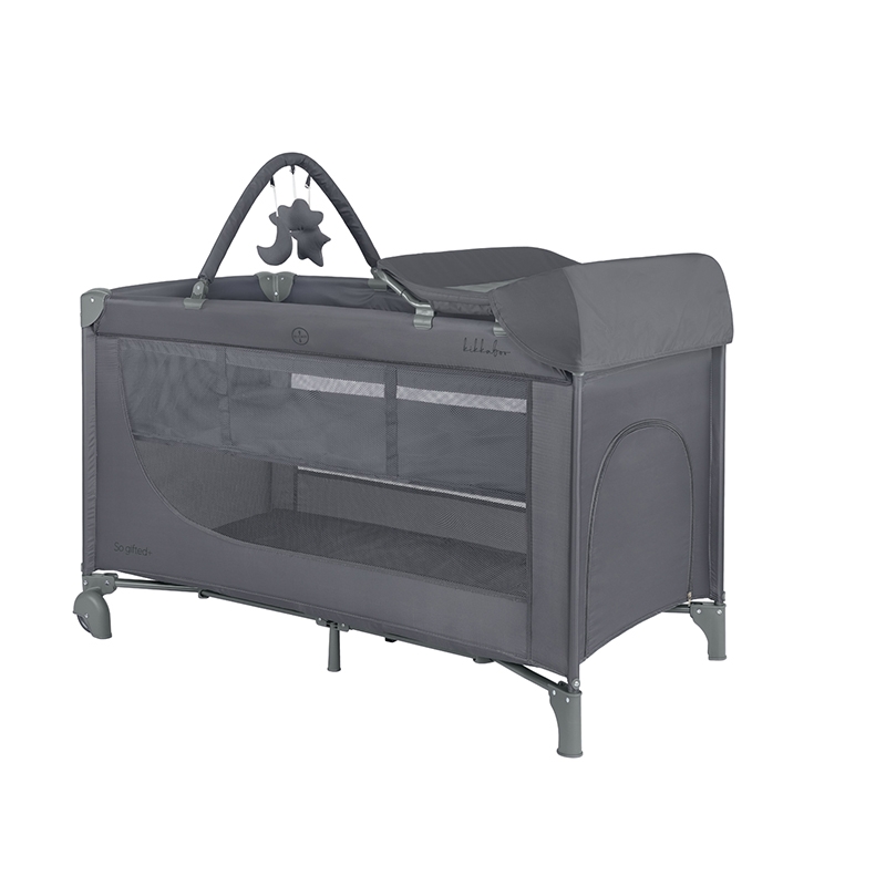 KIKKA BOO SO GIFTED PLUS PREMIUM PRENOSIVI KREVETAC SA 2 NIVOA GREY 2026
