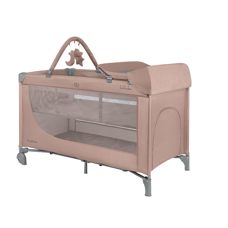 KIKKA BOO SO GIFTED PLUS PREMIUM PRENOSIVI KREVETAC SA 2 NIVOA PINK