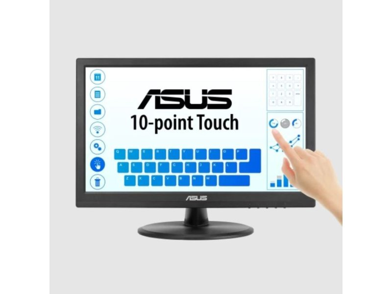 Monitor ASUS VT169HE 15.6"/IPS,touch/1920x1080/60Hz/5ms GtG/VGA,HDMI/VESA/crna