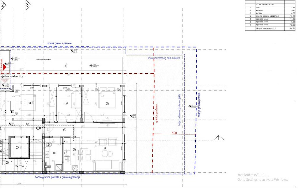 Troiposoban stan, Beograd – Lekino Brdo | Prodaja · 64m² · 375.540€