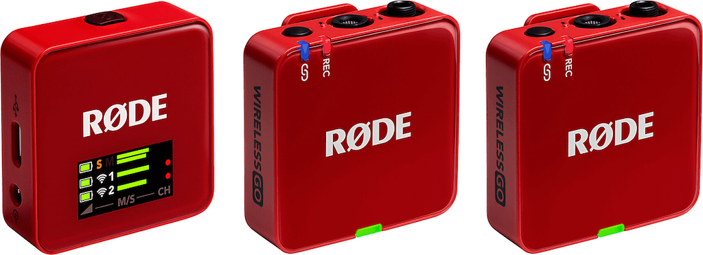 RODE Wireless GO (Gen 3) Red bežični mikrofonski sistem