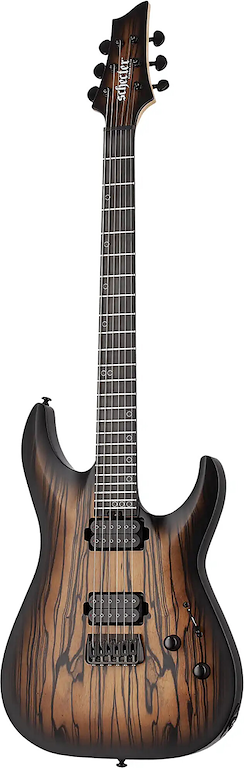 Schecter C-1 Pale Moon Natural Satin with Black Burst električna gitara
