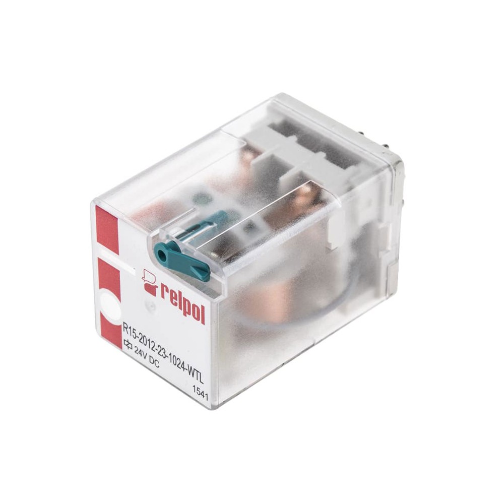 Rele R15 230V AC 3X10, LED, Relpol (PR59)
