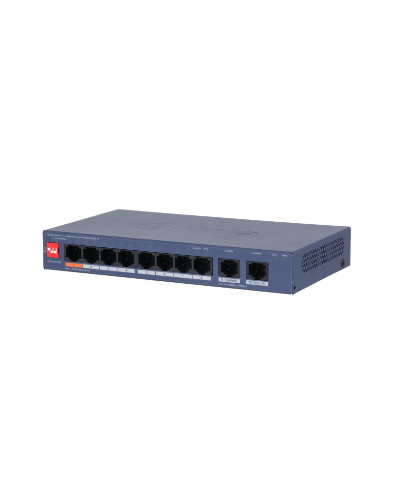 DAHUA CS4010-8ET2GT-60 10-Port Cloud Managed Desktop Switch with 8-Port PoE