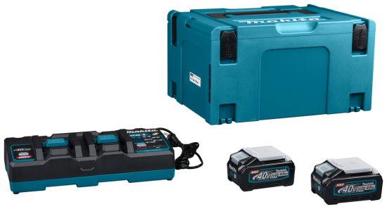 Set 2 x BL4040 akumulator 40V 4,0Ah XGT + dupli punjač 191U00-8 Makita
