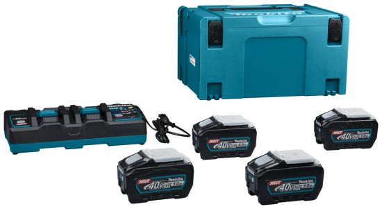 Set 4 x BL4050F akumulator 40V 5,0Ah XGT + dupli punjač 191U42-2 Makita