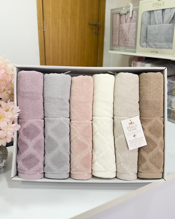 Set Peškira 6/1 – 50×90, 100% Pamuk