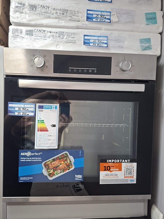 UGRADNA RERNA BEKO BBSM12320X, 72L