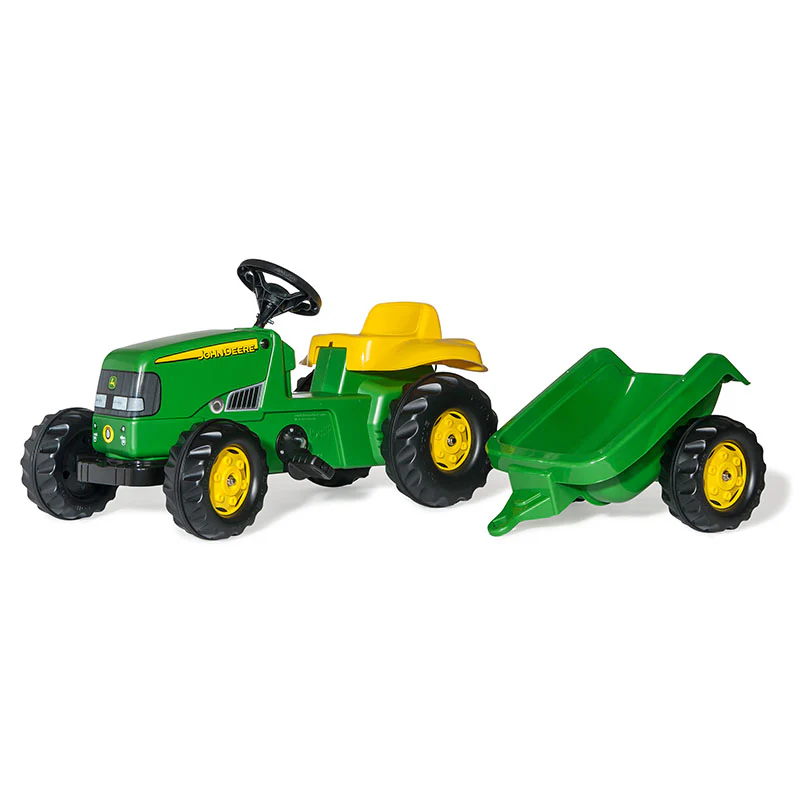 Traktor Na Pedale RollyKid John Deere Sa Prikolicom