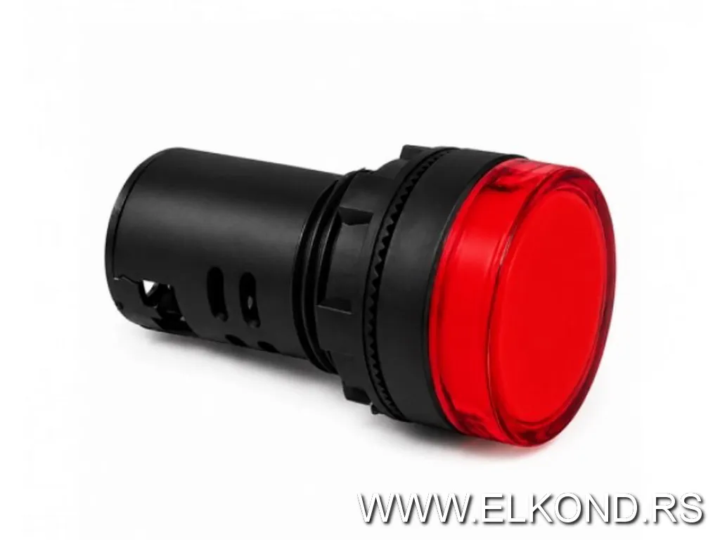 Signalna lampa fi-22 crvena led 12V MITEA