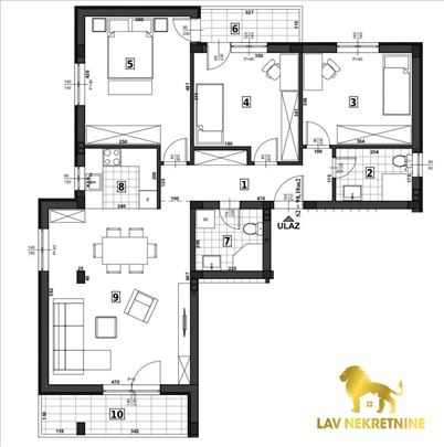 Novi Sad, Veternička Rampa, Stan, 4, 95,00m2