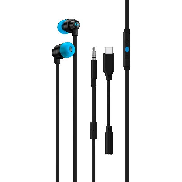 LOGITECH G333 Wired Gaming Earphones - BLACK - 3.5 MM ( 981-000924 )