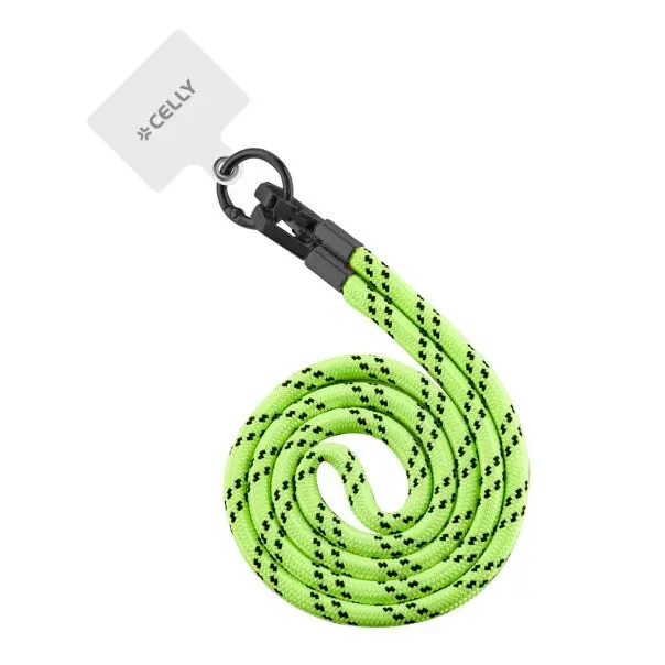 Celly Ogrlica za mobilni telefon Freedom Lacet, Zelena