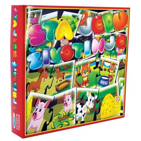 Pangraf 1-psjz puzzle šta jedu životinje ( 10025 )