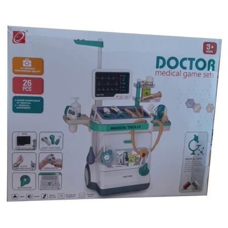 Plastična igračka komplet doktorska kolica #660-89 ( 75098 )