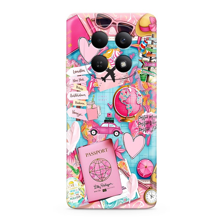 Zastitna ultra tanka (skin) maska / futrola PRINT CLEAR - Xiaomi Redmi Note 15 5G SP029 (MS)
