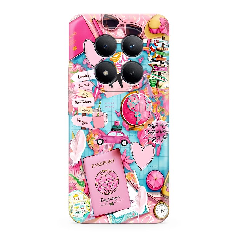 Zastitna ultra tanka (skin) maska / futrola PRINT CLEAR - Xiaomi Redmi Note 15 Pro 5G SP029 (MS)