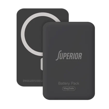 Power bank magsafe superior 15w 5000 mah crni ( BAT2684 )