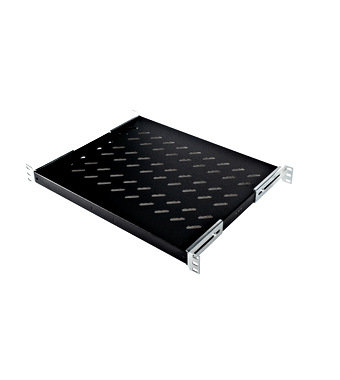 19"Polica fiksna,dubine 370mm,1HU,nosivosti 50kg,crna
RAL9005 (crna), montaža u 4 tačke