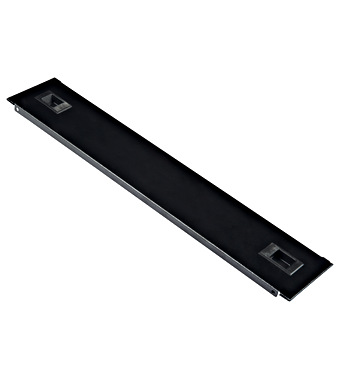 19"Slepi panel 2HU,snap-in montaža,crni
RAL9005 (crna)