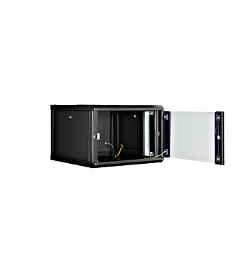 19"Nazidni orman 7HU/423x600x600 (VxŠxD),100kg,IP20,crni
RAL9005 (crna), staklena vrata, IP20