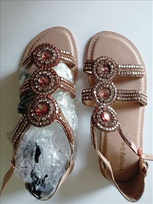 SIMPLY BE sandale vel.39 NOVO