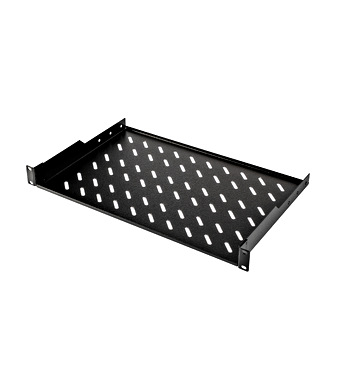 19"Polica fiksna,dubine 300mm,1HU,nosivosti 30kg,crna
RAL9005 (crna), montaža u 2 tačke