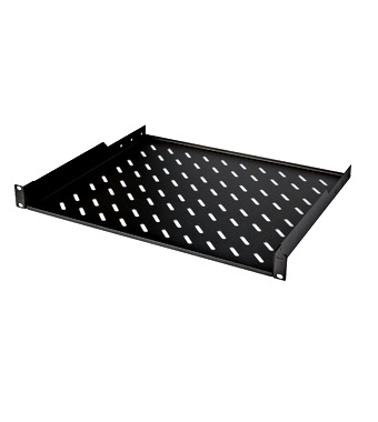 19"Polica fiksna,dubine 400mm,1HU,nosivosti 30kg,crna
RAL9005 (crna), montaža u 2 tačke