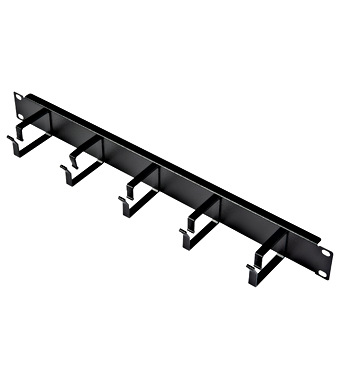 19"Ranžirni panel,5 metalnih prstenova 80x40mm,1U,crni
metalni prstenovi, RAL9005 (crna)