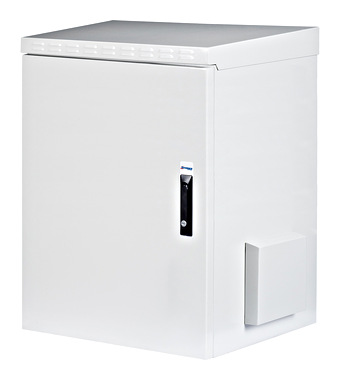 19"Naz.orm.IP55 9HU OUTDOOR/579x600x600 (VxŠxD),100kg,sivi
RAL7035 (svetlo siva), metalna vrata, IP55