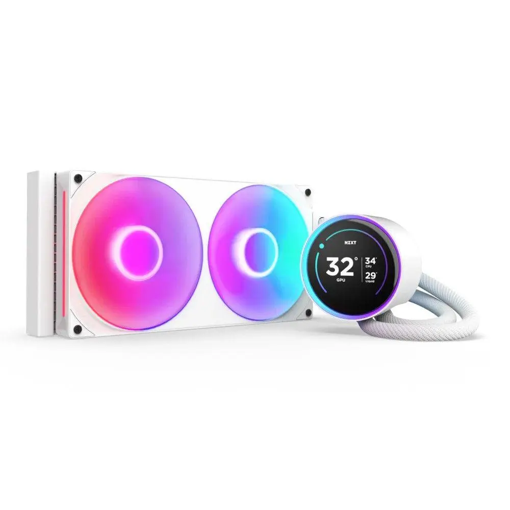 NZXT CPU kuler RL-KR28E-W2 Kraken Elite 280 RGB V2, Vodeno hlađenje, Beli