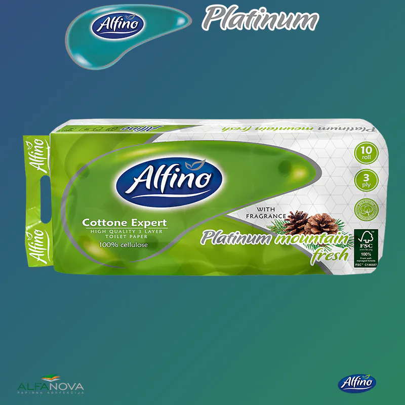 Toalet papir 10-1 Platinum Planinska svežina