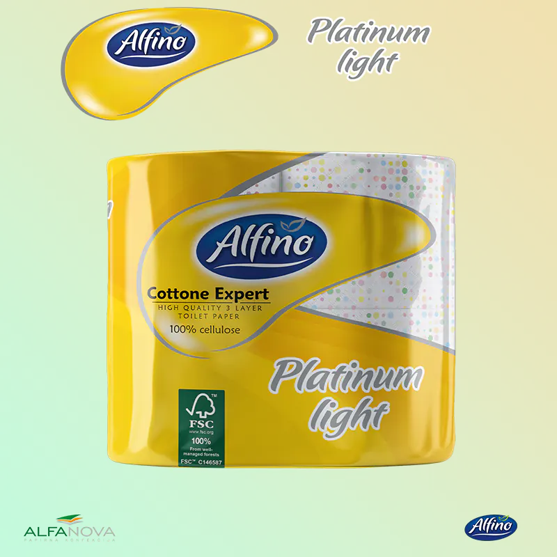Toalet papir Platinum light 4/1