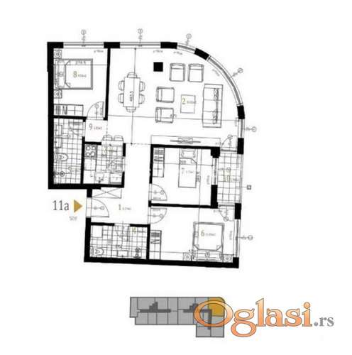 Petrovaradin-Veliki Četvorosoban stan 86 m2 u Pogodnom kraju-povrat PDV-065/385 8880