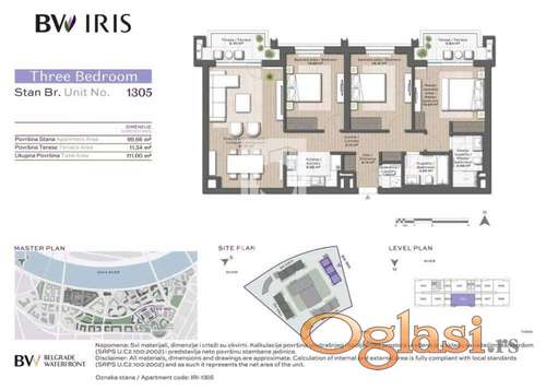 NAJPOVOLJNIJI 4.0 STAN od 111m2-BW Iris ID#1521