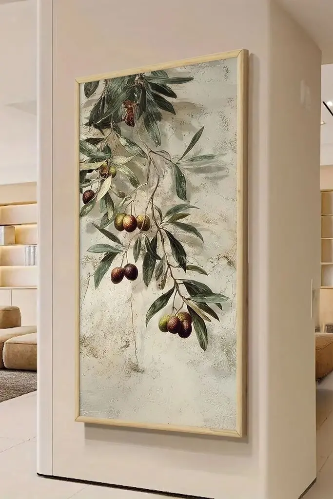 Wallity Dekorativna uramljena slika, 70x33cm, Šarena