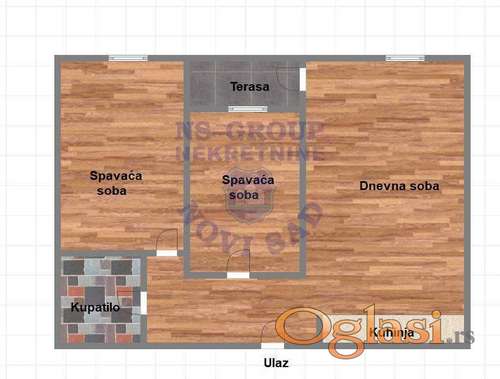 Stan na prodaju Novi Sad 55m2, 570378